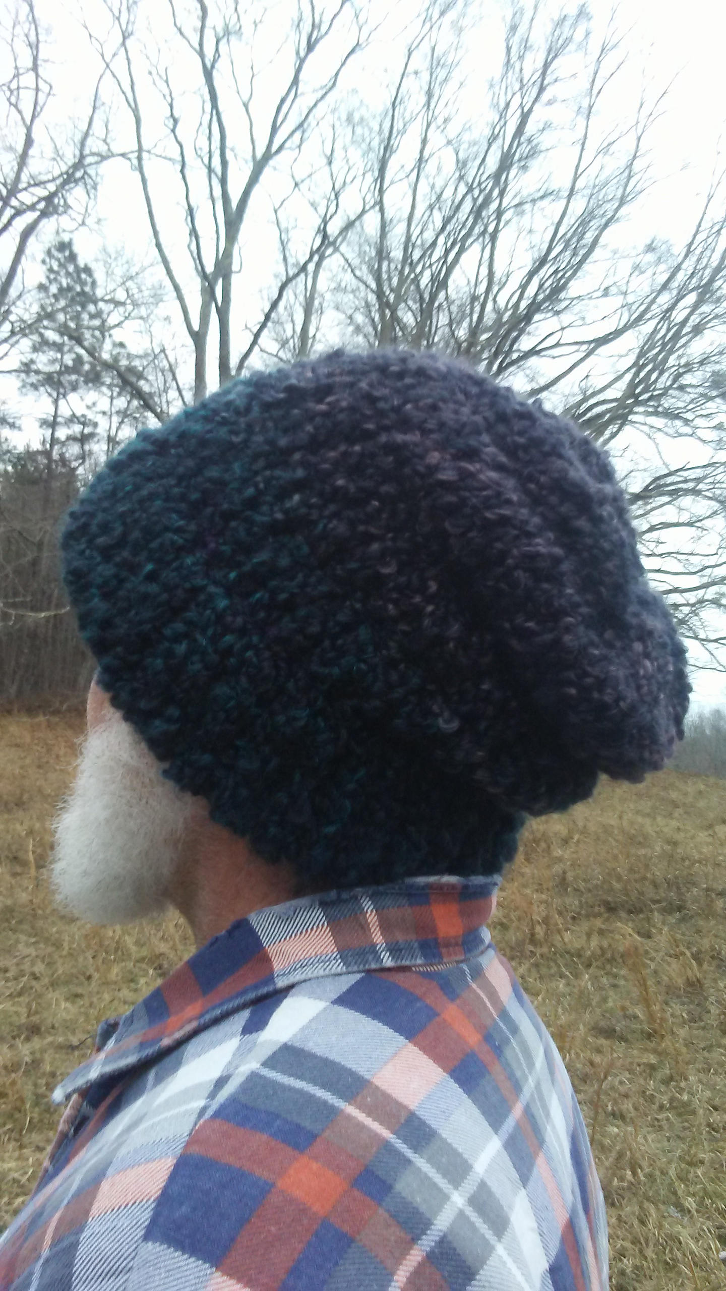 Dark Star Knit Hat Crochet Boggin Winter Hat Warm & Fuzzy - Etsy Singapore