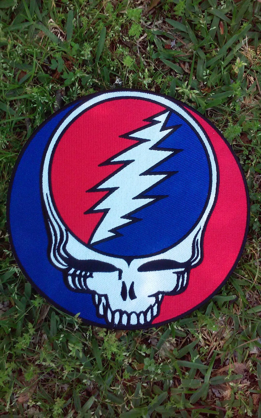 Steal Your Face, Big SYF Patch, Stealie Iron on Patch, Grateful Dead ...