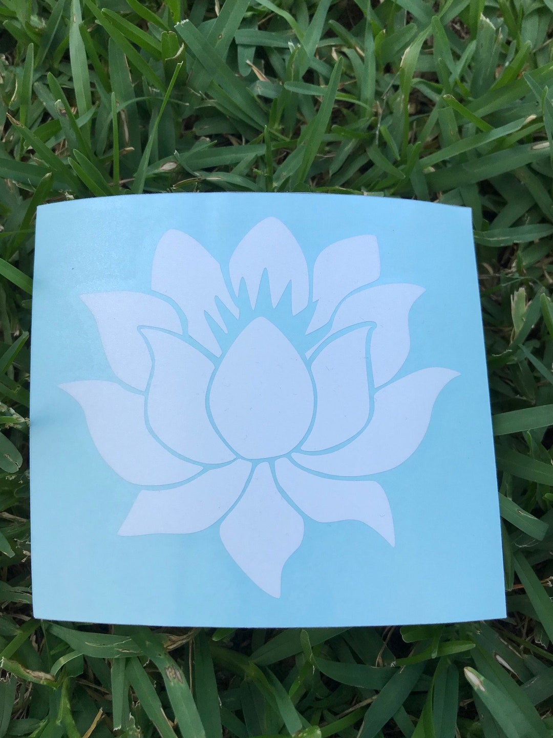 Lotus Flower Window Sticker, Namaste, Car Decor, Yoga, Shakedown Street ...