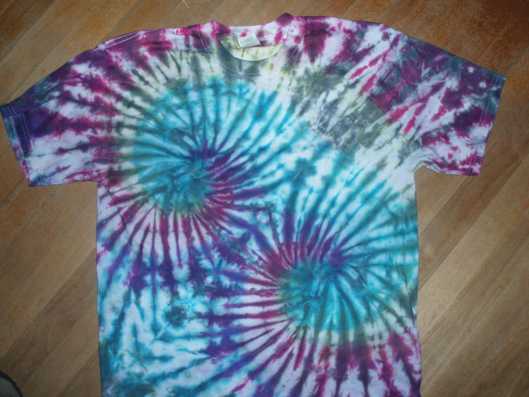 Tie Dye Tshirt Men Women Hippie Clothing, Adult Largw - Etsy