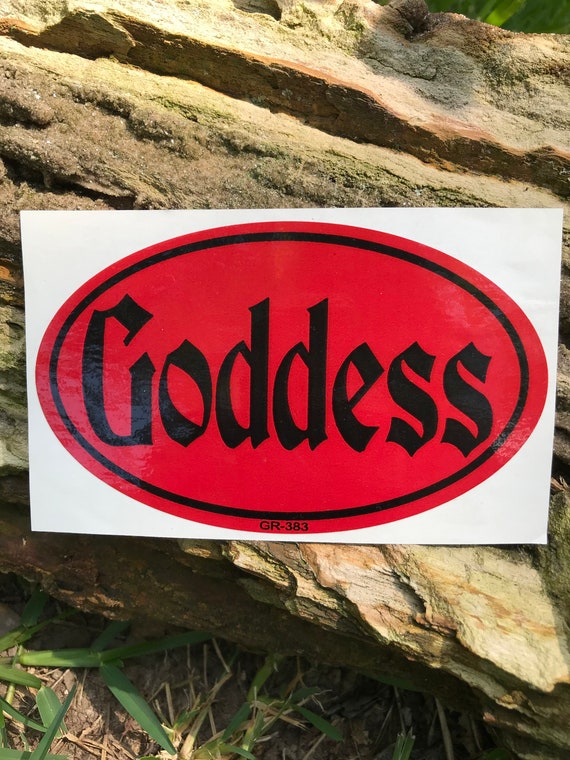 Goddess Sticker Bumper Sticker Window Decal | Etsy