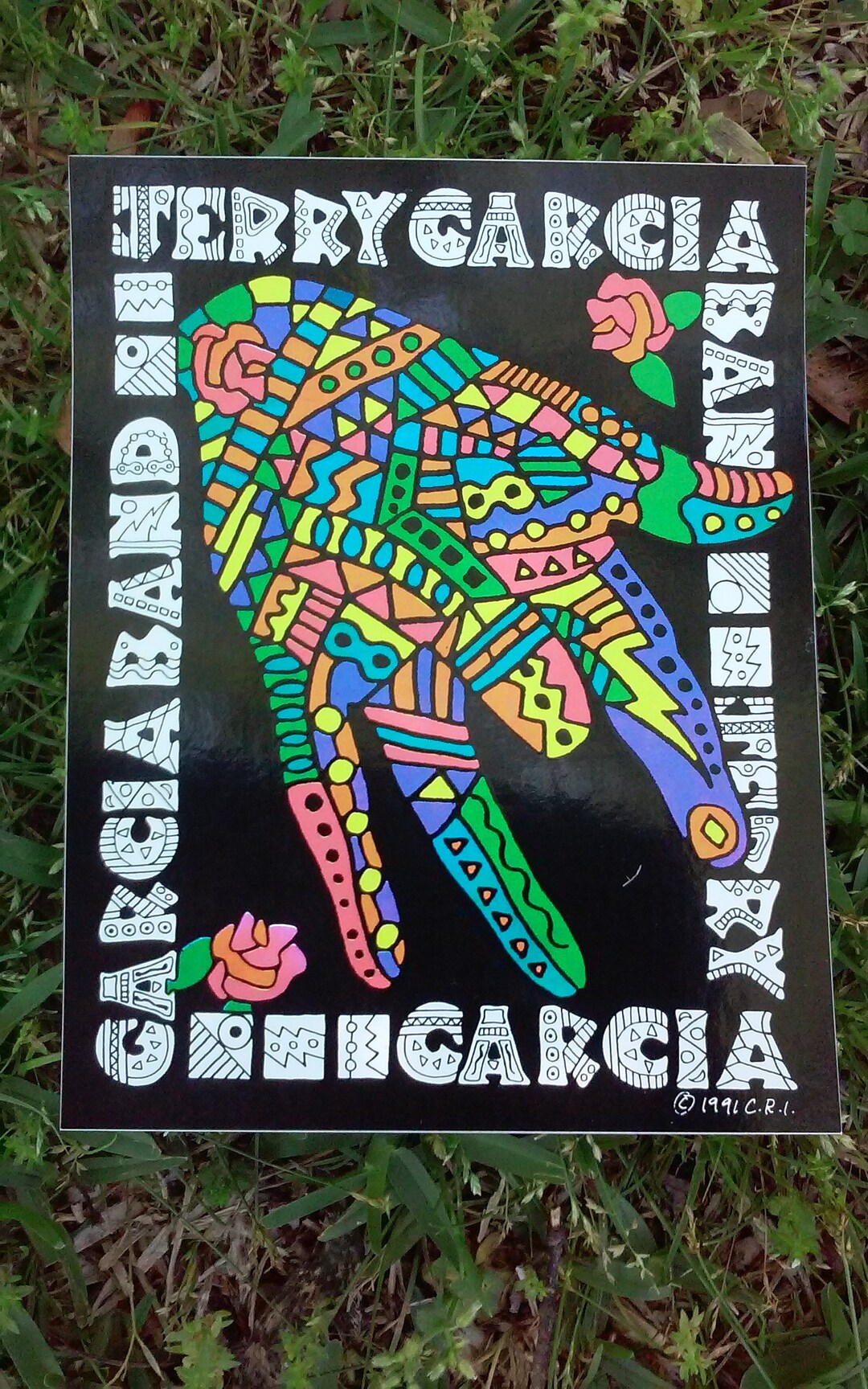 Jerry Garcia Band Sticker, JGB Decal, Jerry Sticker, Captain Trips, the ...