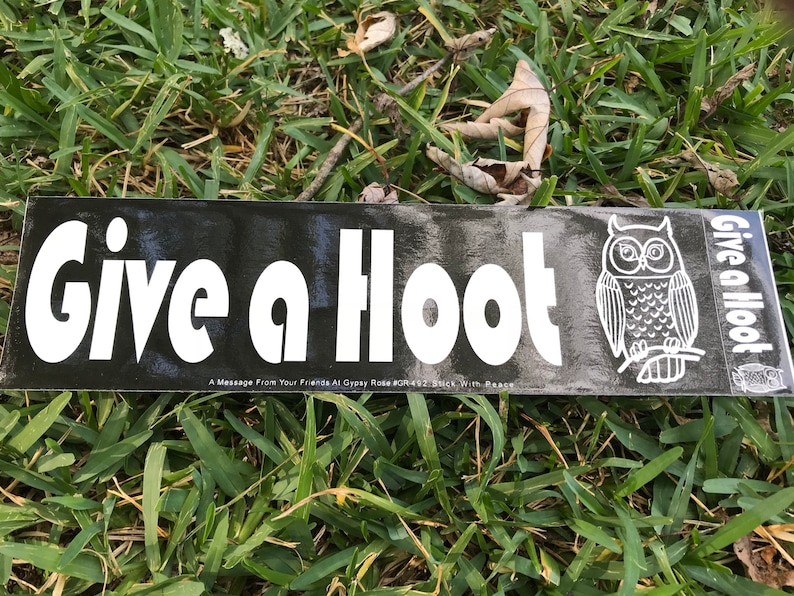 Give a Hoot! Don't Pollute Sticker, Woodsy the Owl, Environmental ...