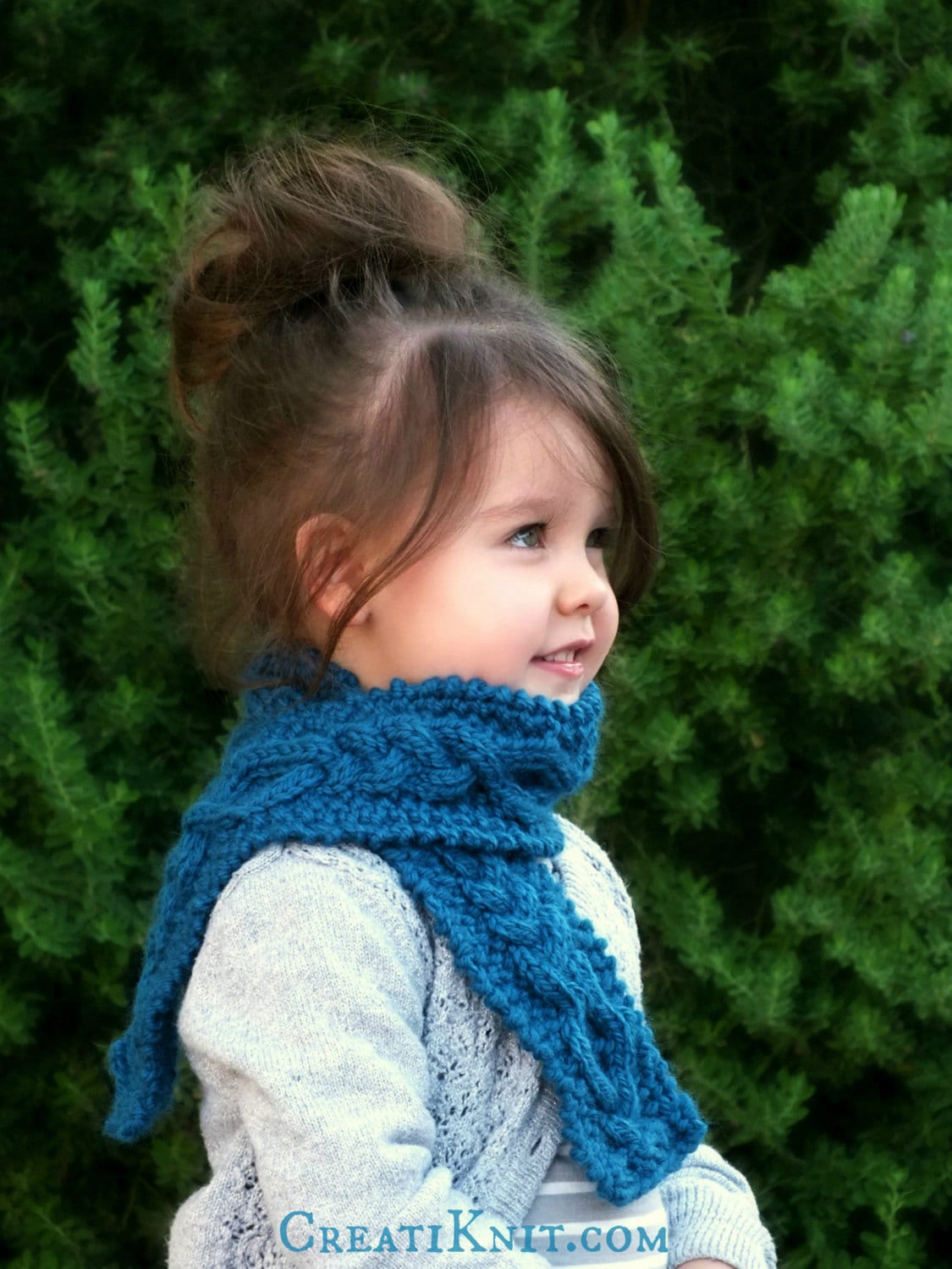 Knitting PATTERN the Calliope Scarf baby Toddler Child - Etsy