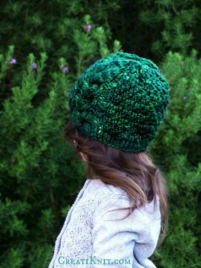 Cable Knit Hat Pattern - Knitting Pattern Pdf - Baby Hat Pattern - Baby ...