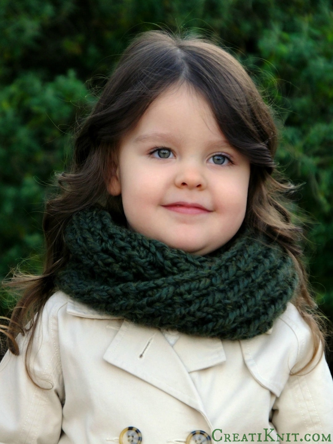 KNITTING PATTERN - the Fern Cowl (baby, Toddler, Child Sizes) - Etsy