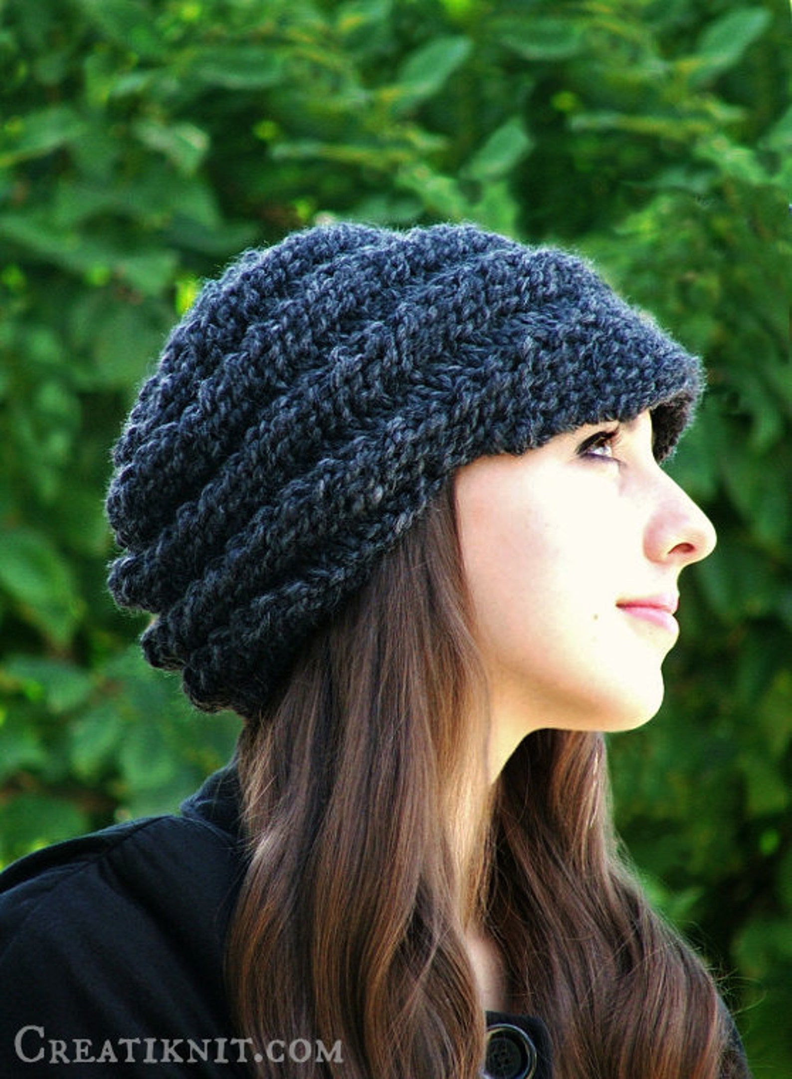 KNITTING PATTERN Spiral Hat - Etsy