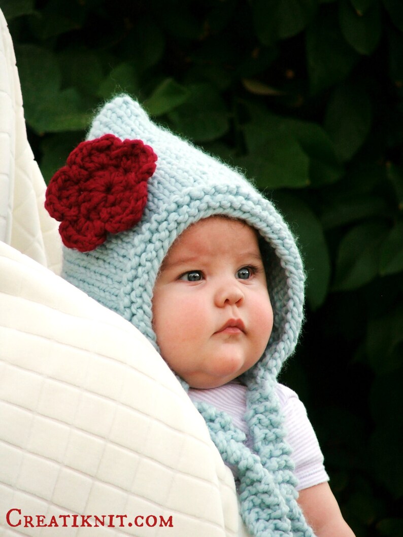 KNITTING PATTERN Pixie Hood babytoddlerchild Sizes - Etsy