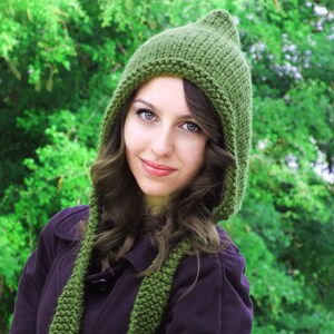 Knitting Pattern - Pixie Hat - Pixie Hood Pattern - Etsy