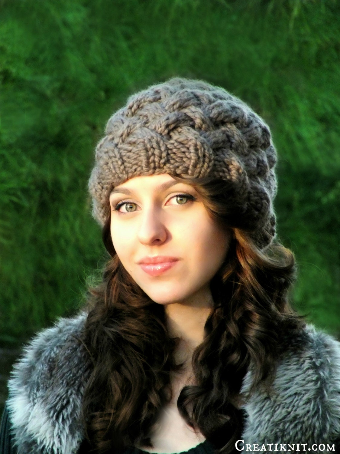 Knitting Pattern the Basket Weave Hat English Deutsch | Etsy