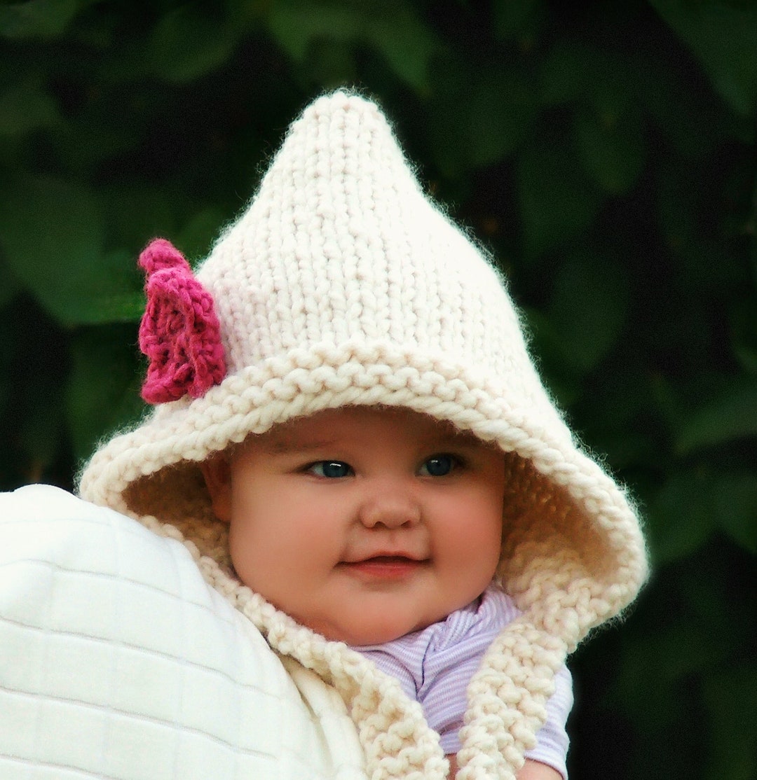 Baby Pixie Hood Hat Infant Pixie Hat Elf Pointed Hoodie Newborn Pixie ...