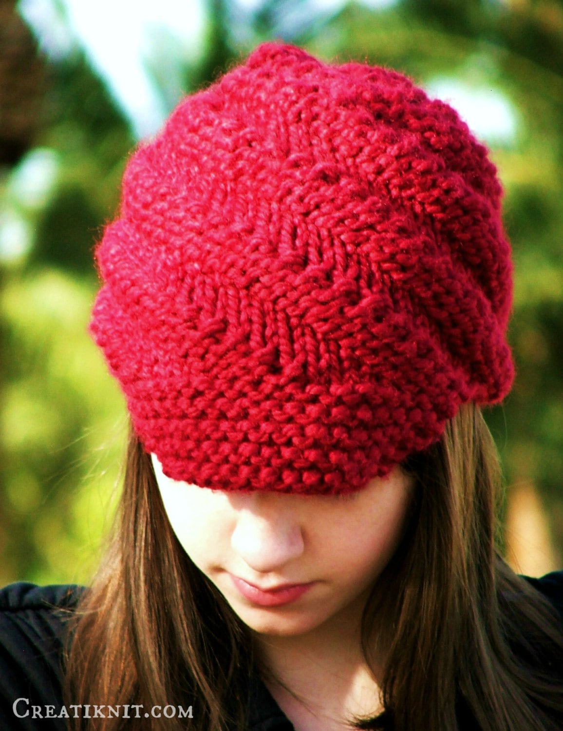 Knitting Pattern-spiral Hat - Etsy