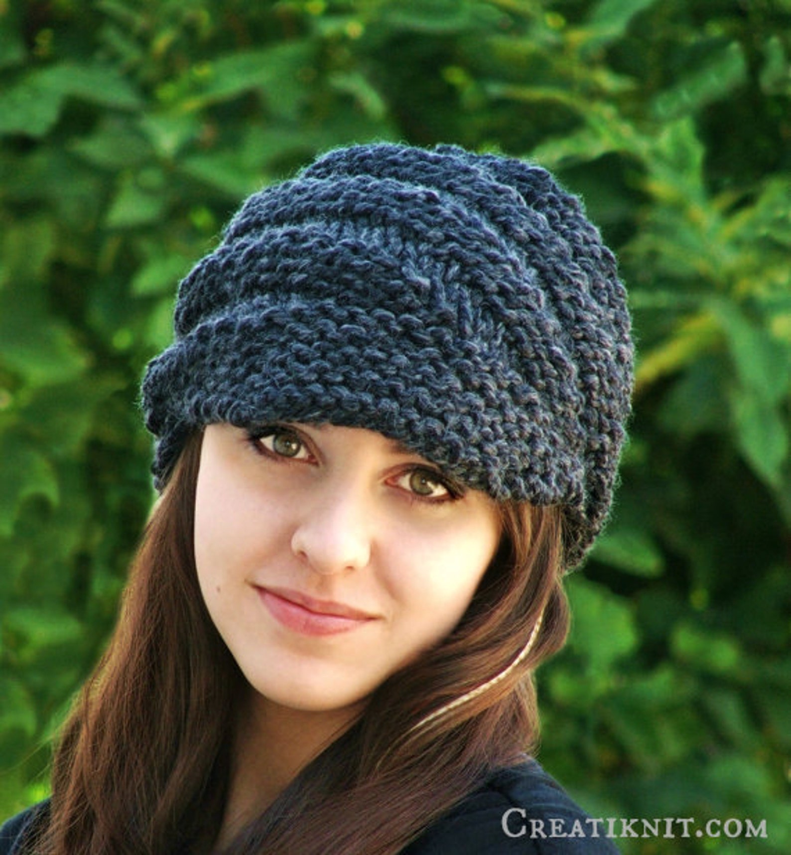 KNITTING PATTERN Spiral Hat - Etsy