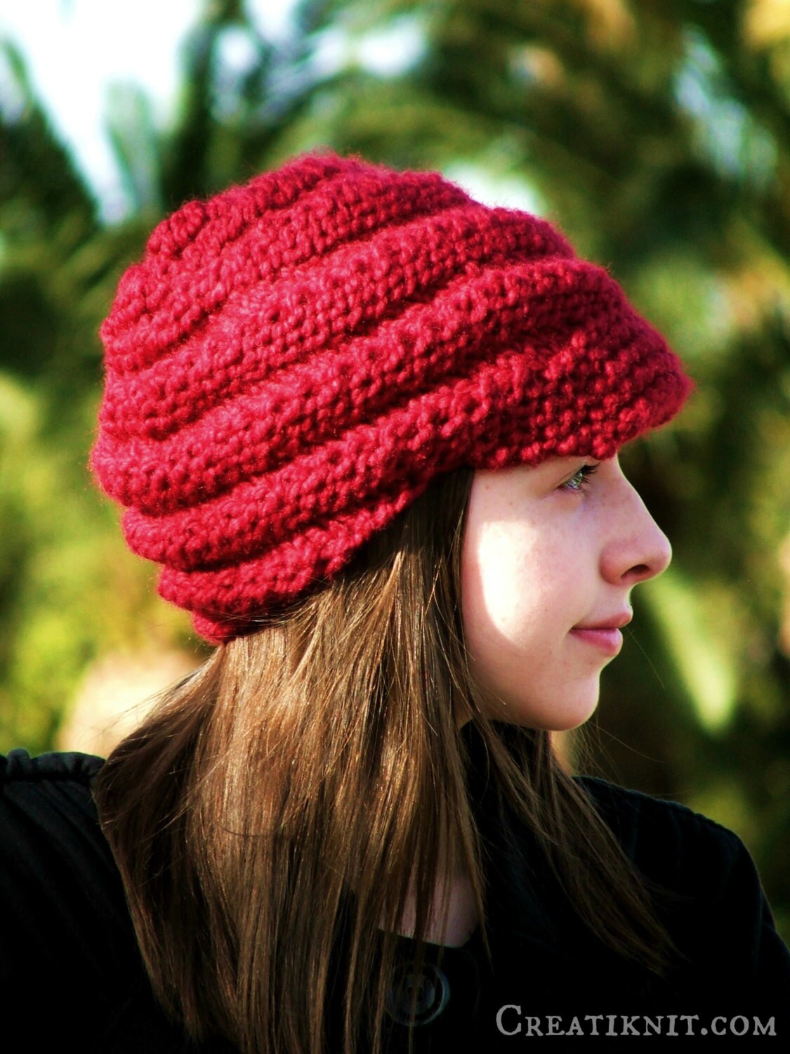 Knitting Pattern-spiral Hat - Etsy