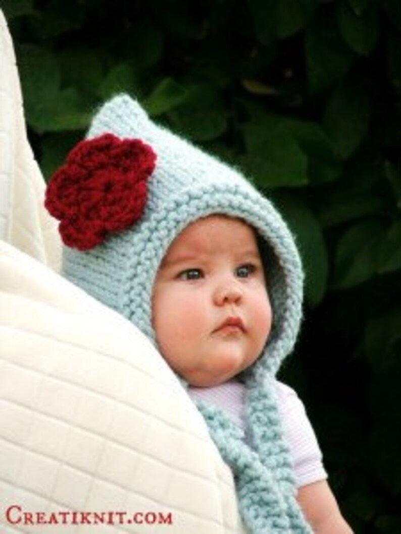 Knitting Pattern - Pixie Hood (baby, Toddler, Child Sizes) - Etsy