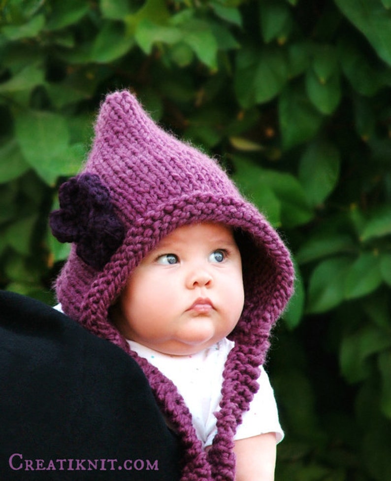 Knitting Pattern - Pixie Hood (baby, Toddler, Child Sizes) - Etsy