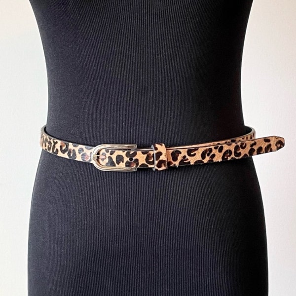 Leopard Print Belt - Etsy