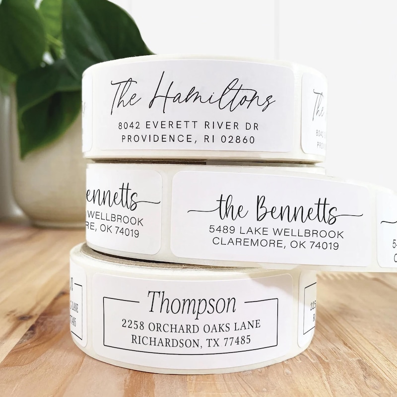 Name and Address Labels - Etsy