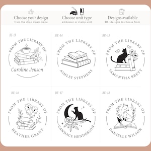 Book Embosser or Book Stamp, Personalized Family Tree Book Stamp or ...