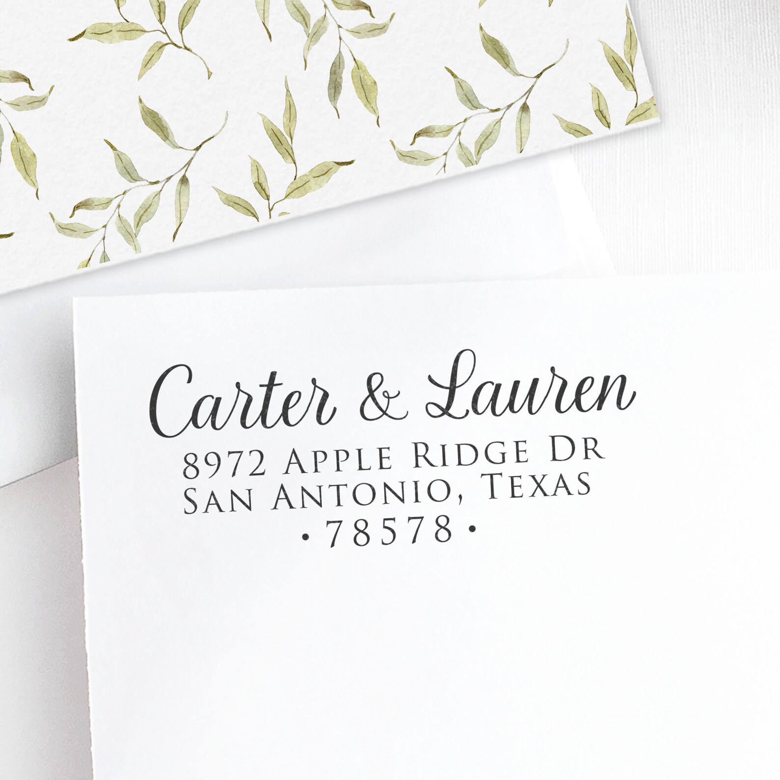 Return Address Stamp Custom Return Address Stamp Self Inking | Etsy