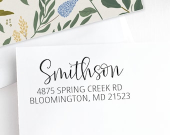 Custom Address Stamps, Family Address Stamp, Wedding Invitation Stamps ...