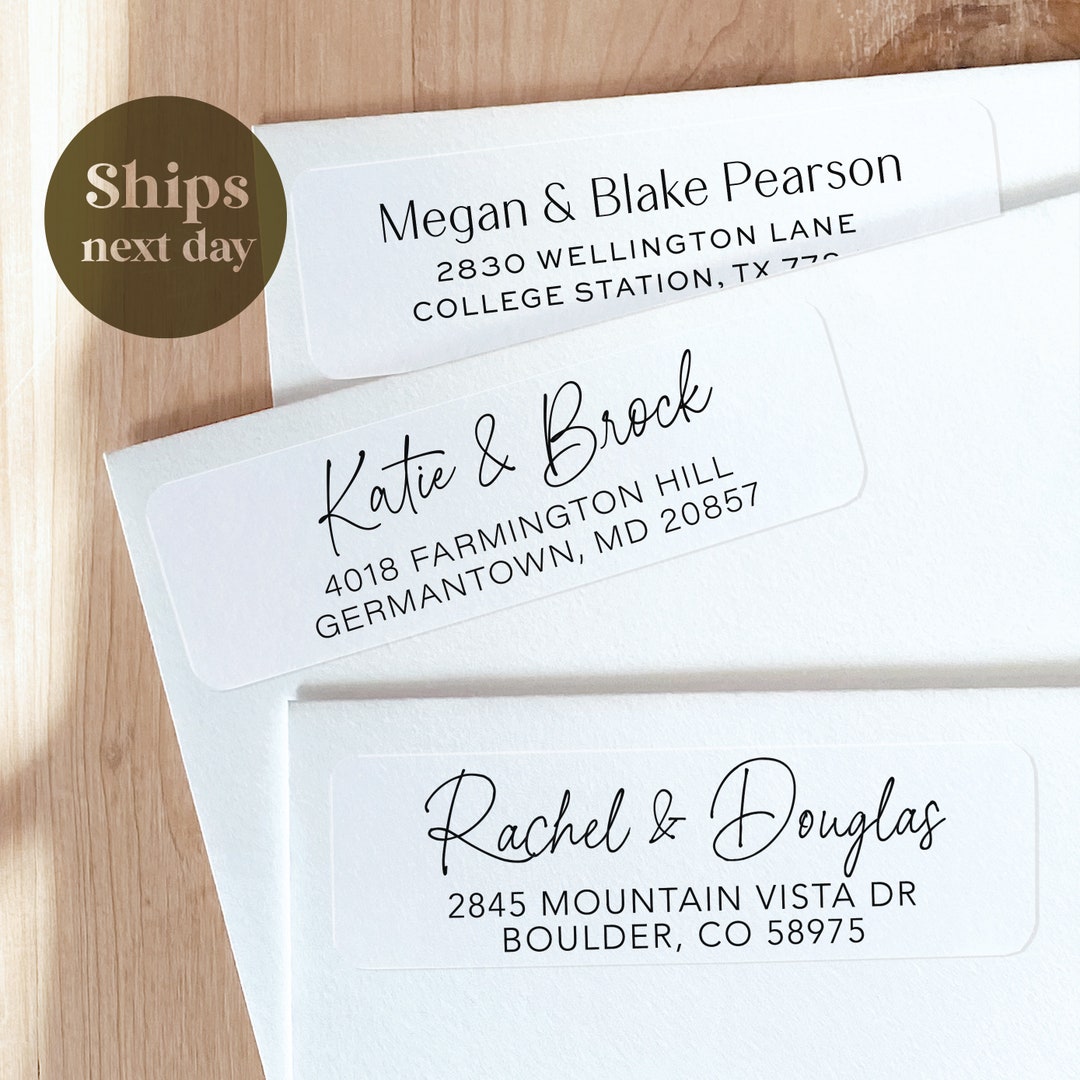 Address Labels Wedding 112 or 224 Qty, Return Address Labels, Address ...