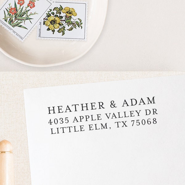 Address Stamp - Etsy