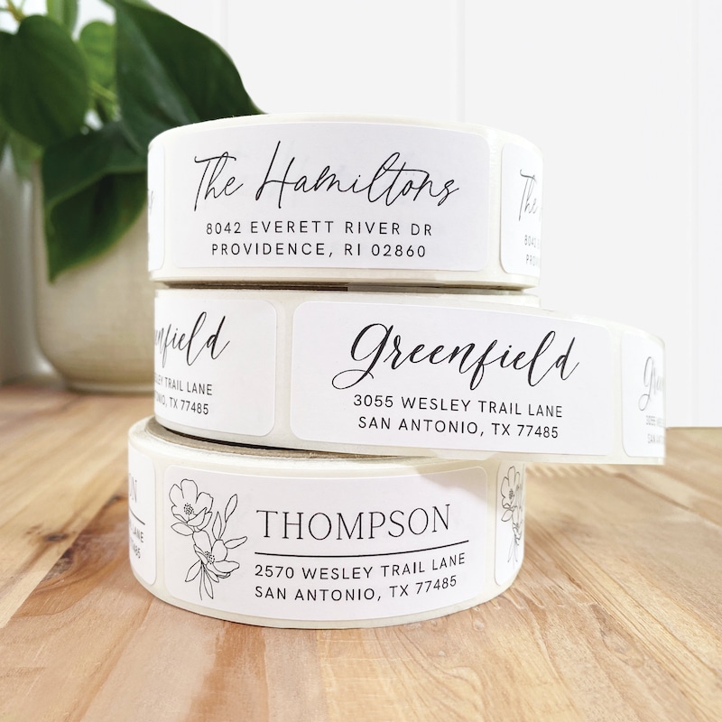 Personalized Address Labels - Etsy