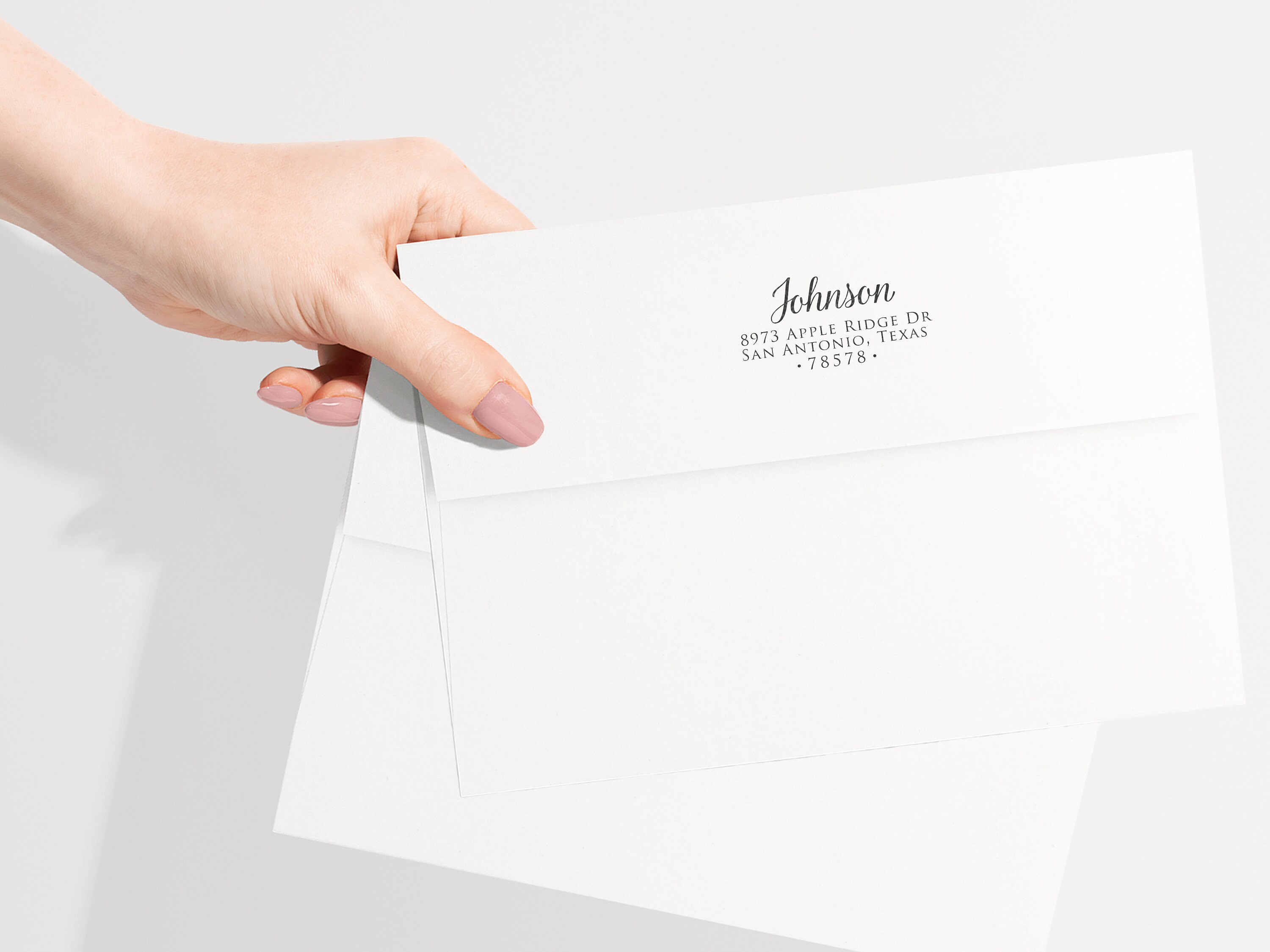 Return Address Stamp Custom Return Address Stamp Self Inking | Etsy