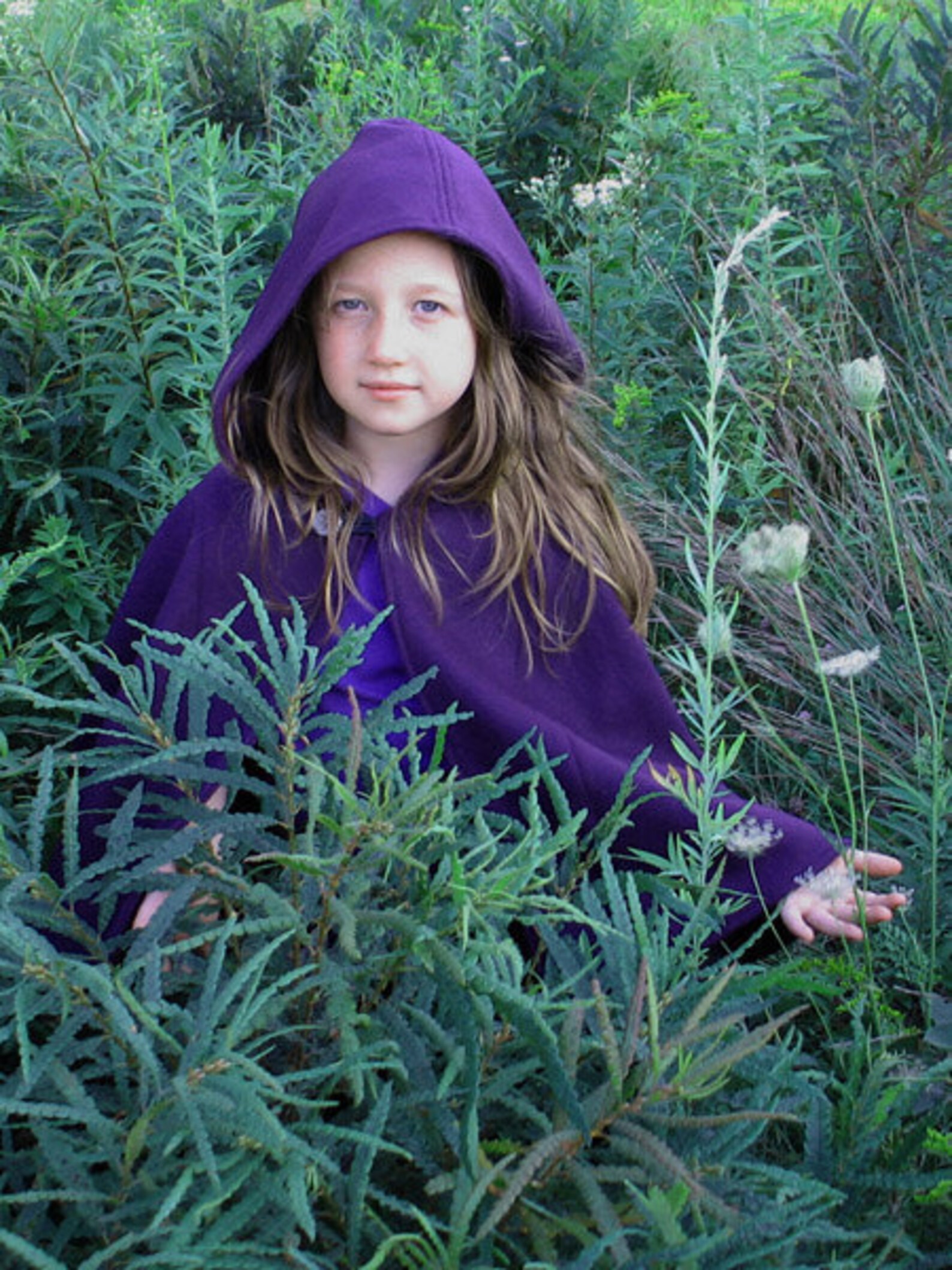 Kids Cape Hunter Green Cape Cape With Hood Hooded Kids - Etsy