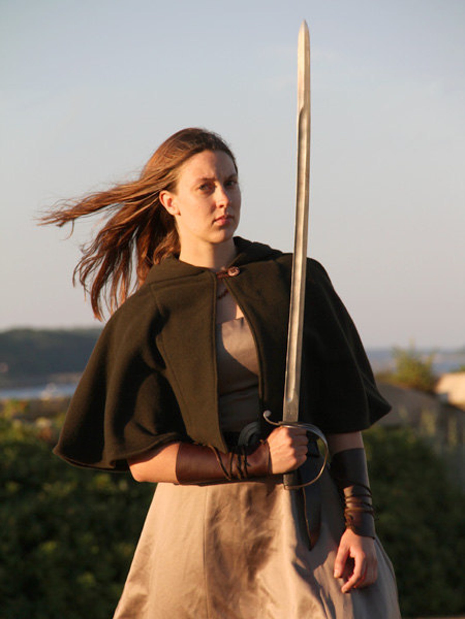 Capelet Red Capelet Wool Capelet Hooded Capelet Capelet With Hood - Etsy