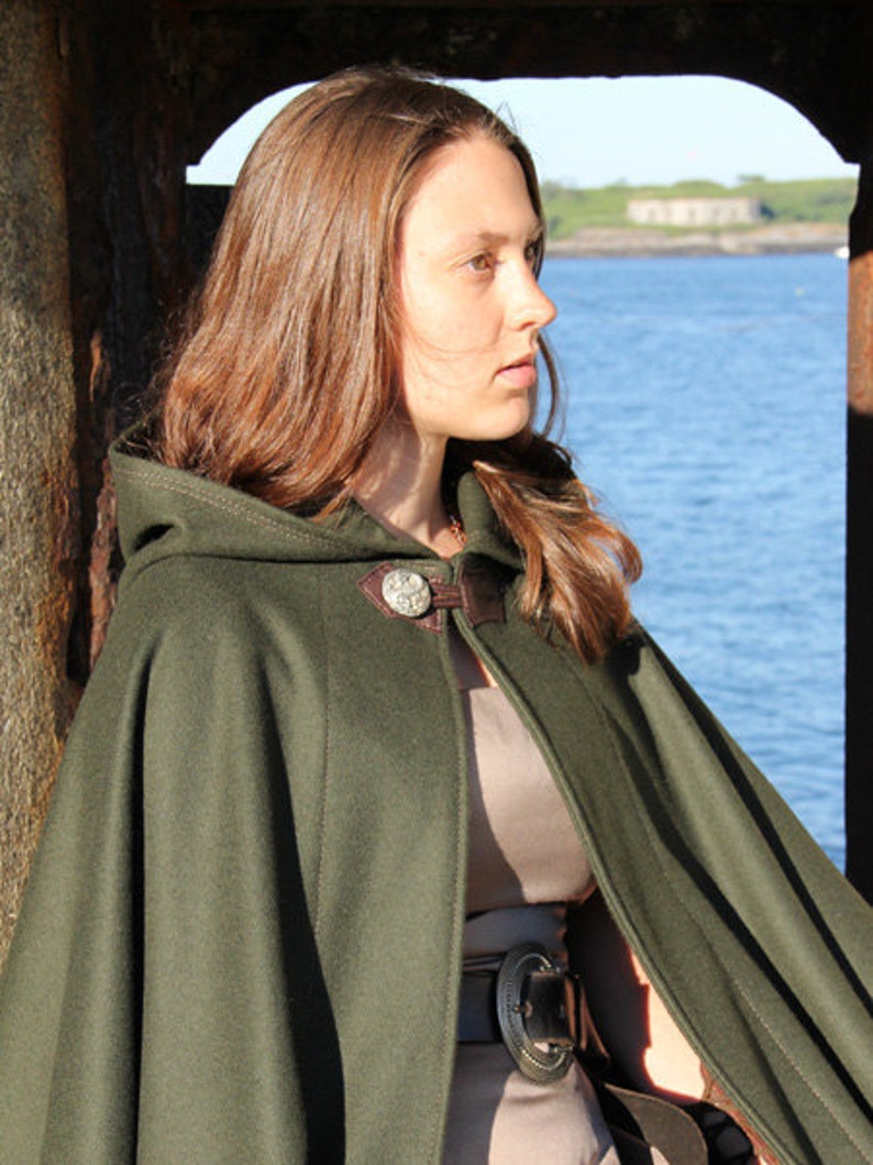 Wool Cloak Half Circle Cloak Hooded Cloak - Etsy