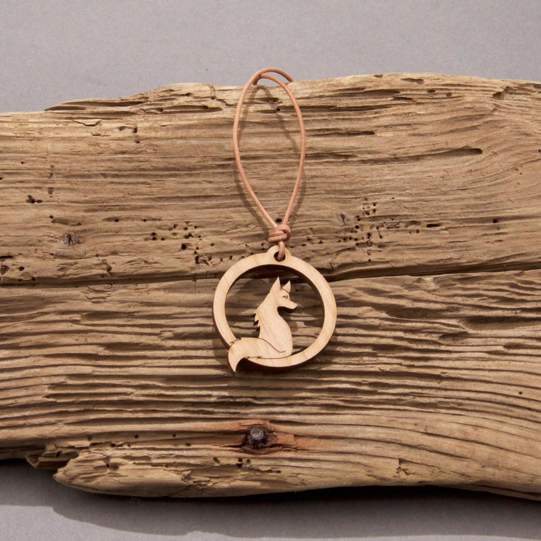 Fox Pendant Fox Necklace Cute Fox Pendant Sitting Fox Pendant Sitting ...