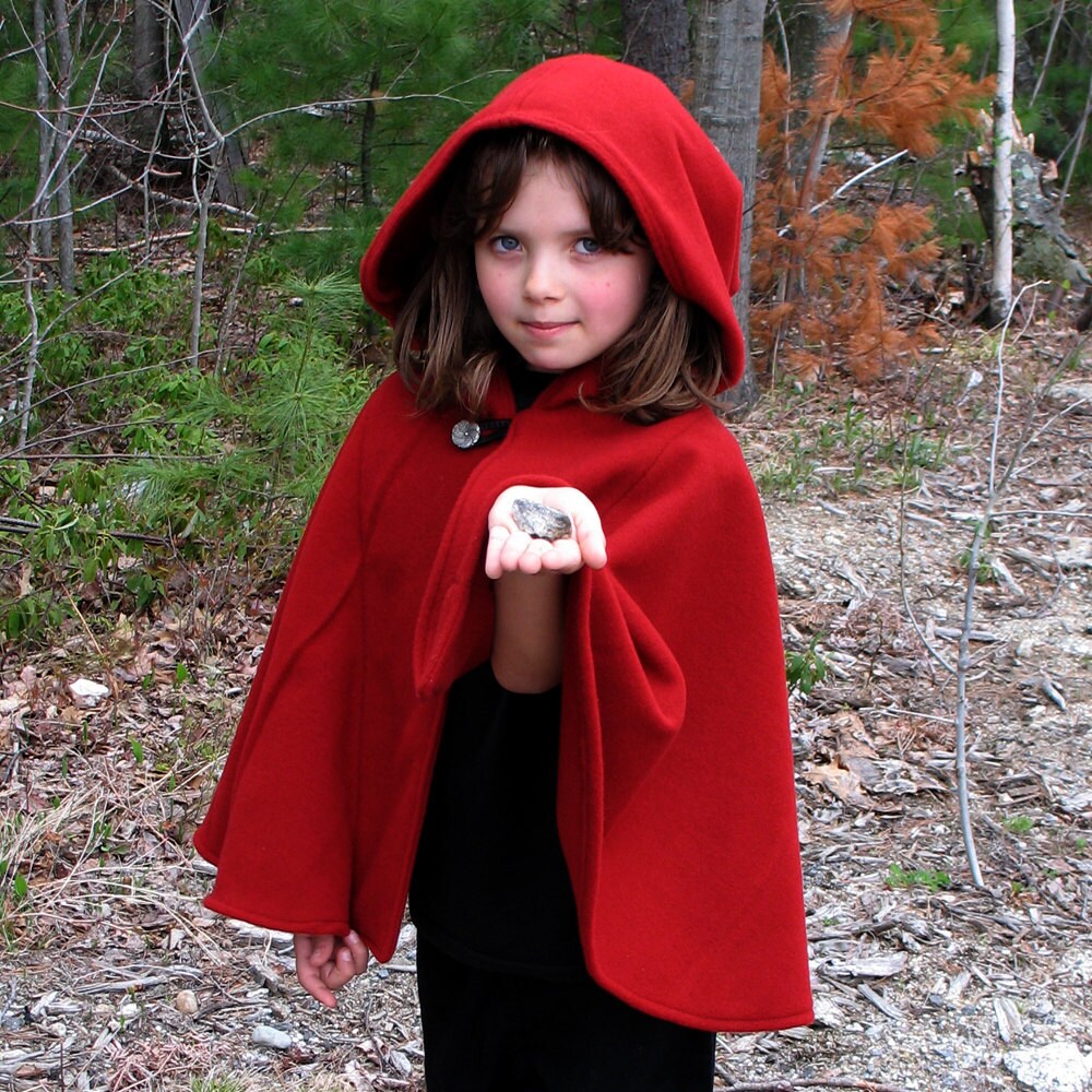 Kids Cape Blue Cape Cape With Hood Hooded Kids Cape - Etsy