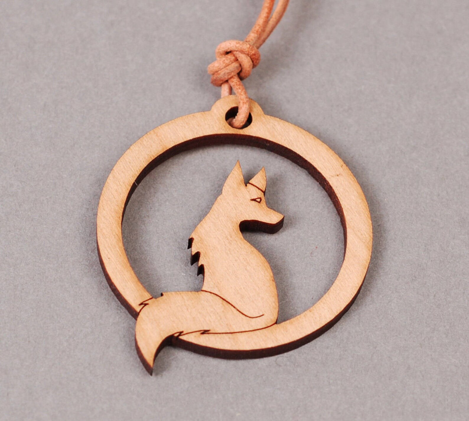 Fox Pendant Fox Necklace Cute Fox Pendant Sitting Fox Pendant Sitting ...