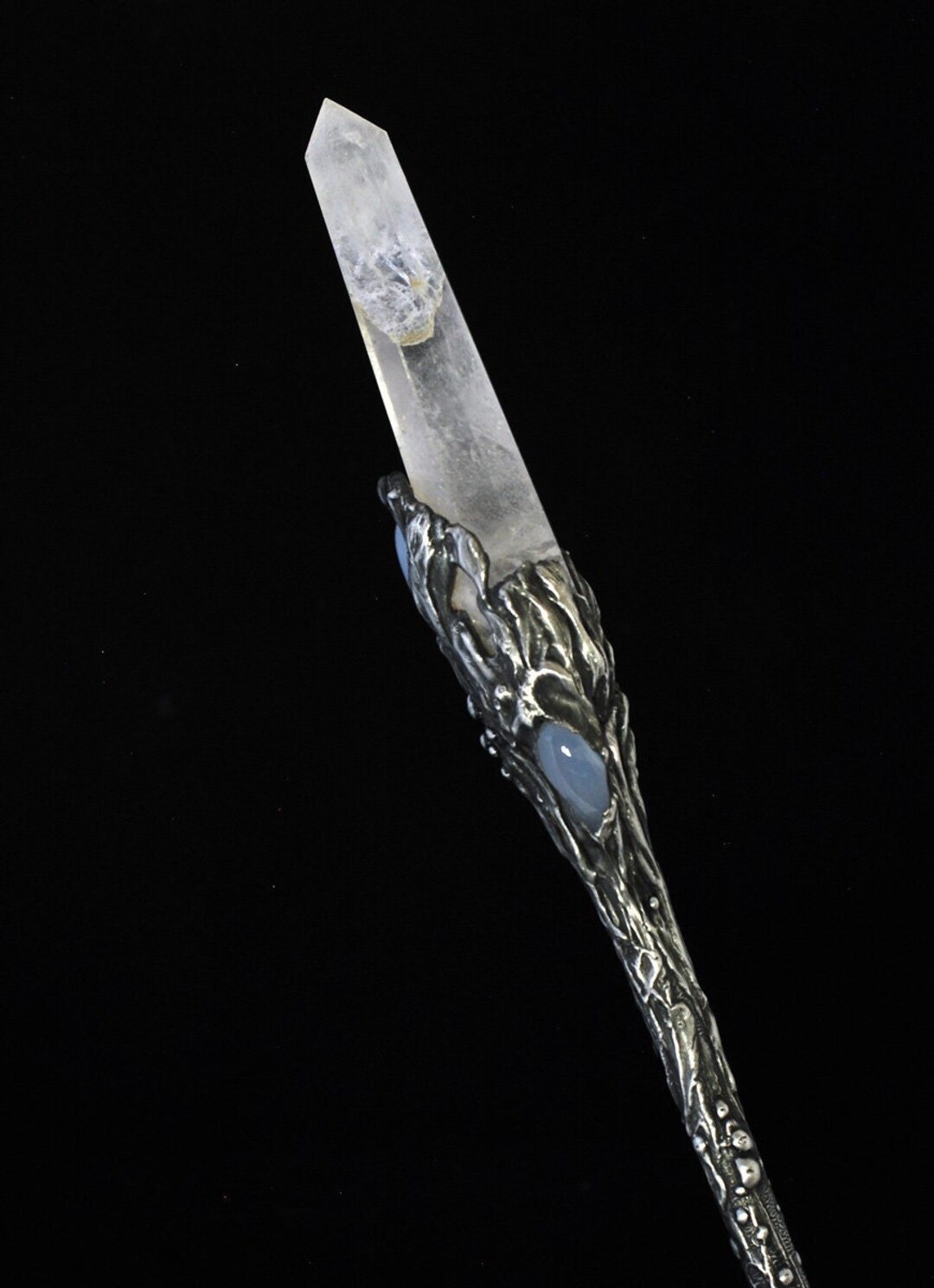 Spirit Quartz Blue Chalcedony Clear Quartz Casting Divination ...