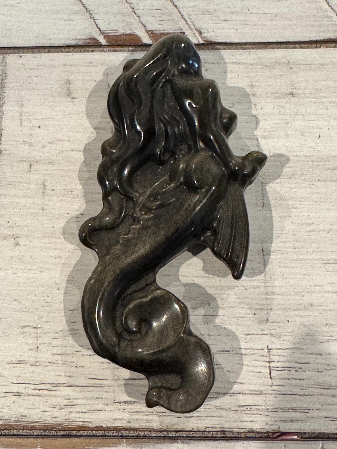 Gold Sheen Obsidian Mermaid - Etsy