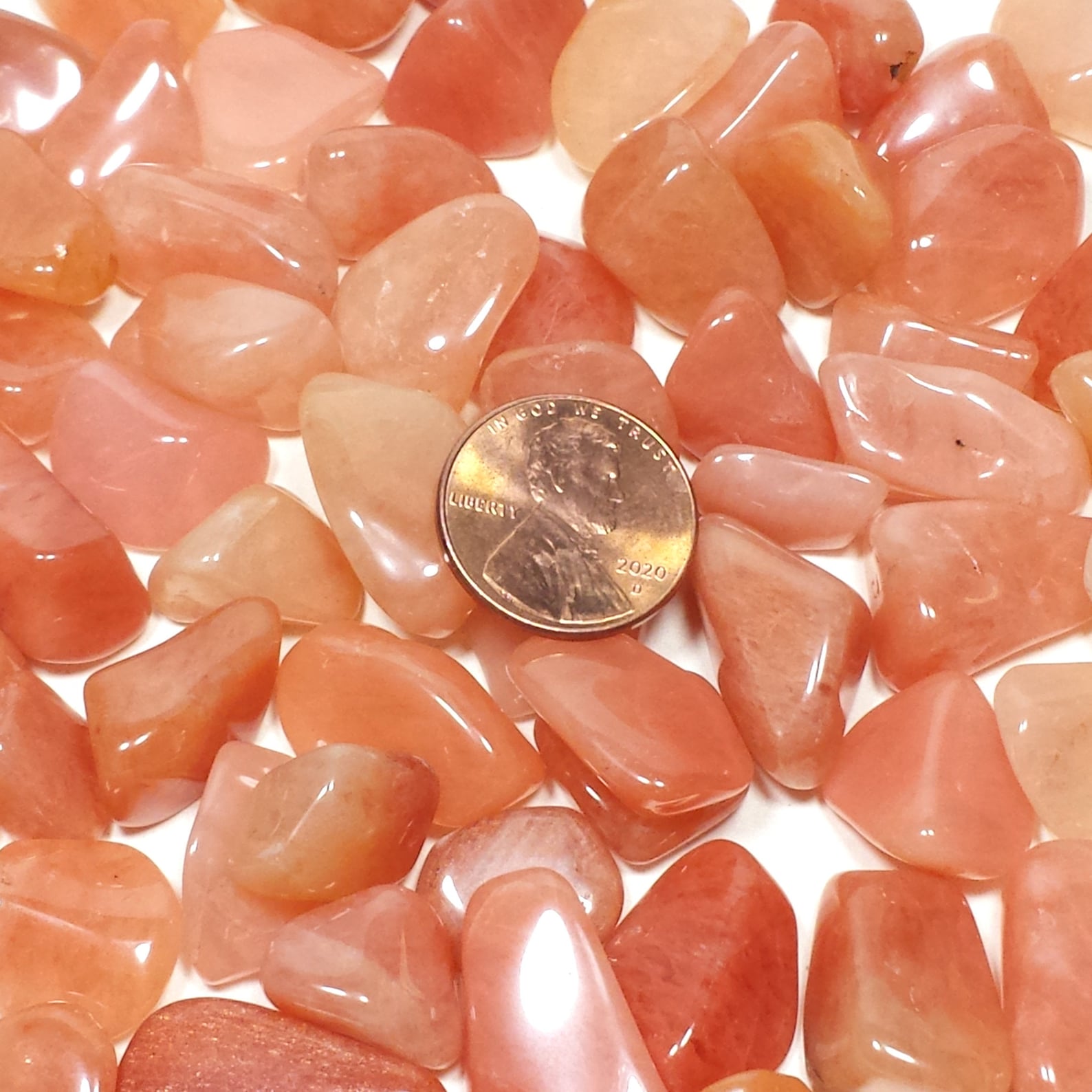 Peach Quartz Tumbled Polished Natural Stones SMALL Size Gift - Etsy