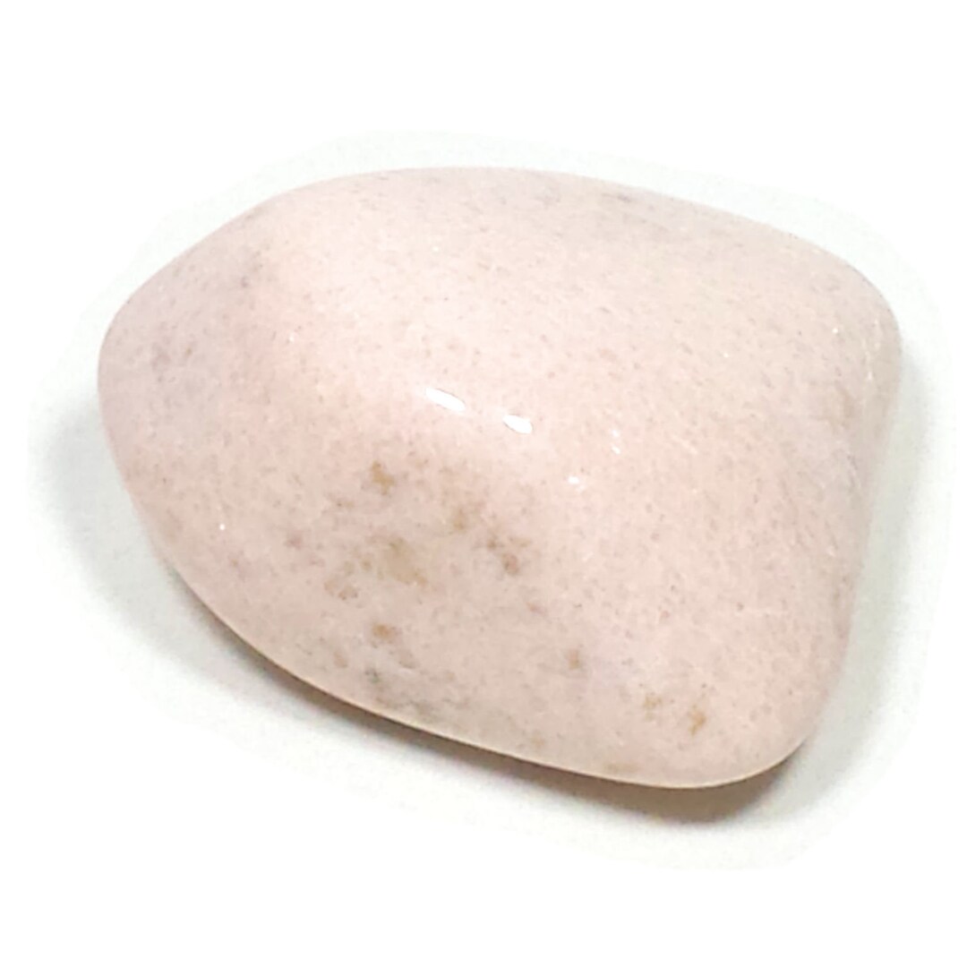 Peach Pink Moonstone Tumbled Polished Crystal Stone, 1 Piece, Size 1.4 ...
