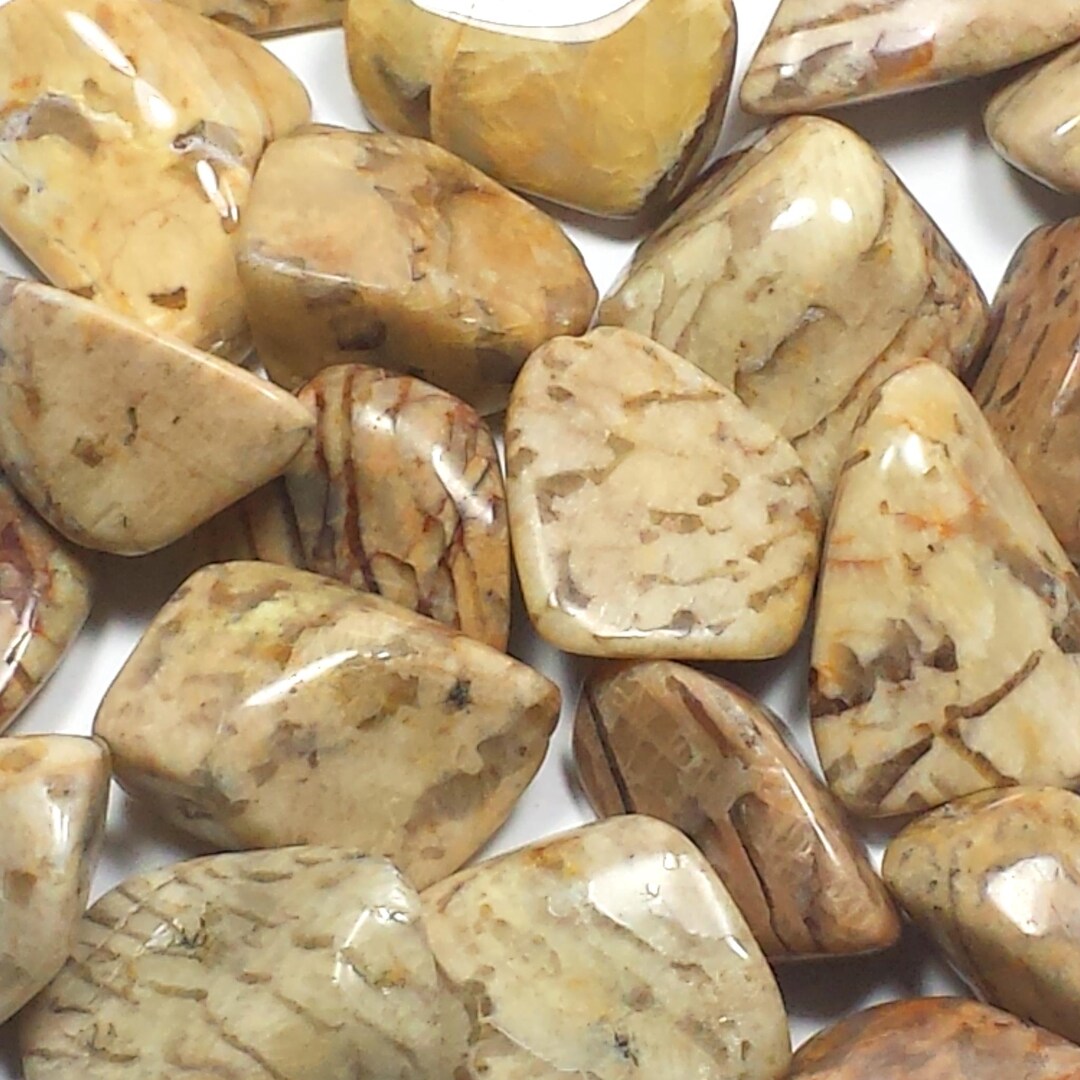 Zebradorite Feldspar Tumbled Polished Crystal Stones, Lot of 8 Oz, Avg ...