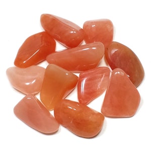 Peach Quartz Tumbled Polished Natural Stones SMALL Size Gift - Etsy