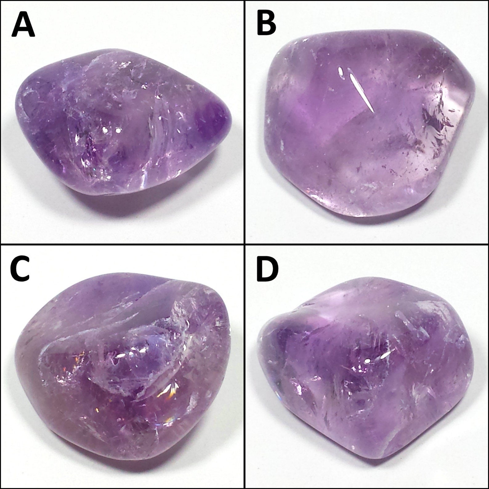 Lilac Amethyst Tumbled Polished Crystal Stone 1 Piece Avg - Etsy