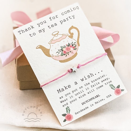 Tea Party Bookmarks Tea Party Favors Tea Party Gifts INSTANT | Etsy