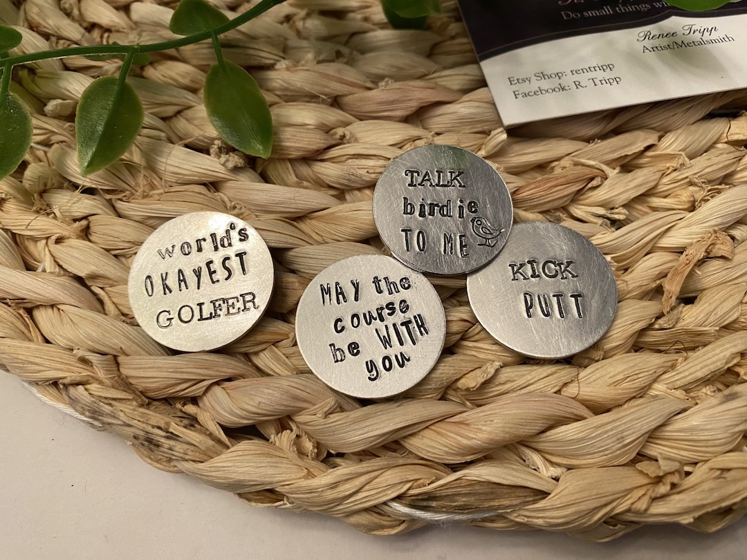 Handmade Golf Ball Marker: Funny Golfing Gift - Etsy