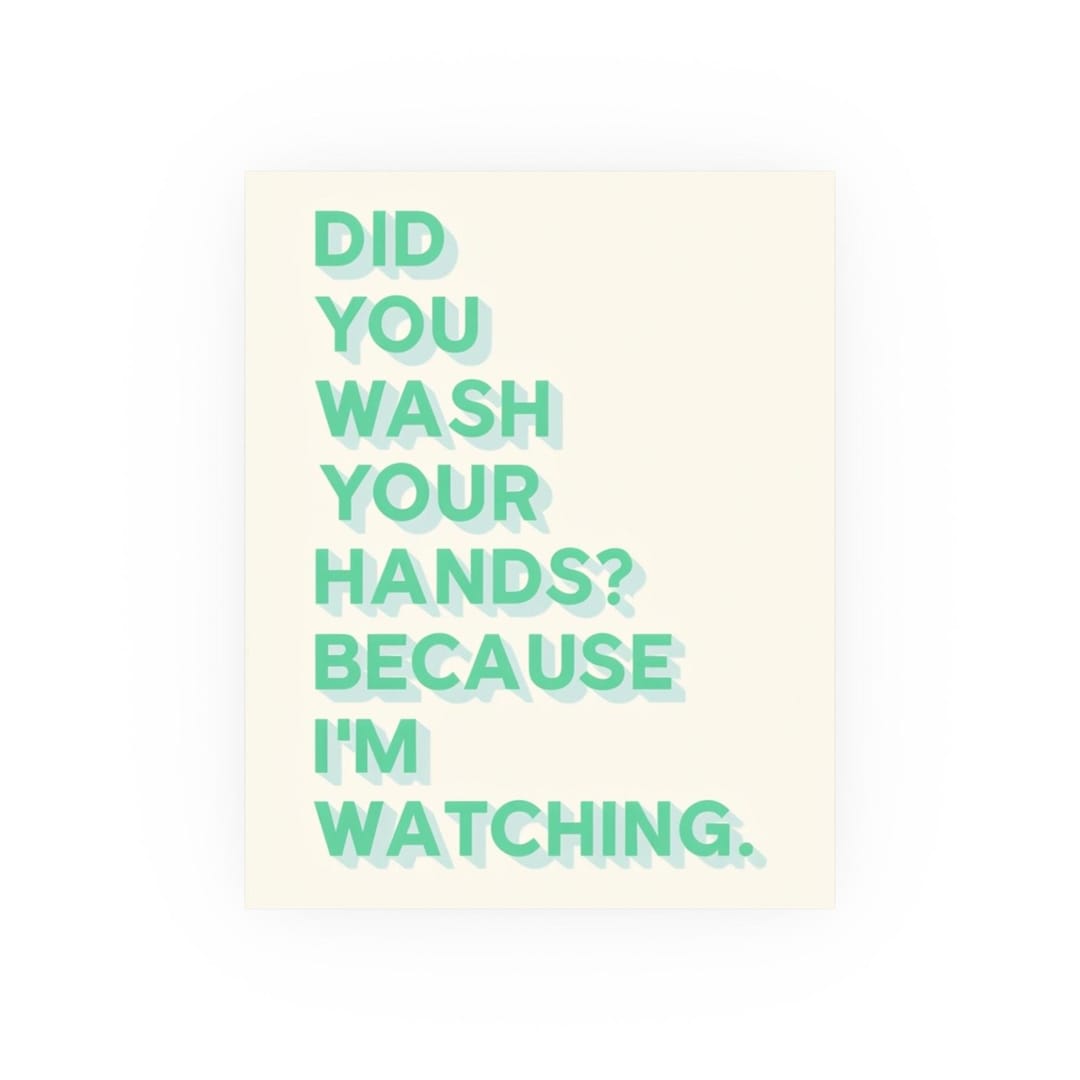 Toilet Humor Poster, Funny Bathroom Quotes and Restroom Wall Art, Guest ...
