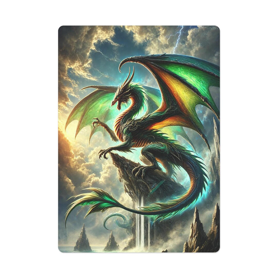 Dragon Poker Cards-cool Playing Cards, Dragon Accessories, Cool Dragon ...
