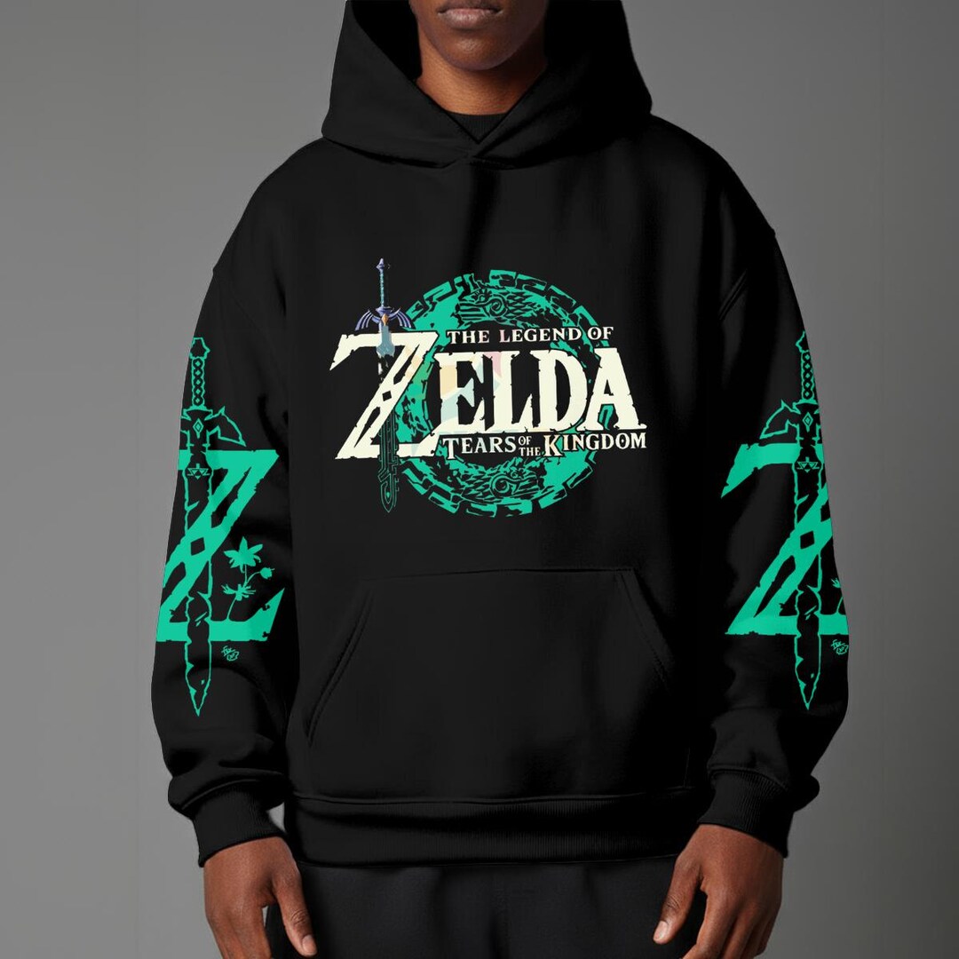 Zelda Breath of the Wild Hoodie, Link Champion Tunic Sweatshirt, Master ...