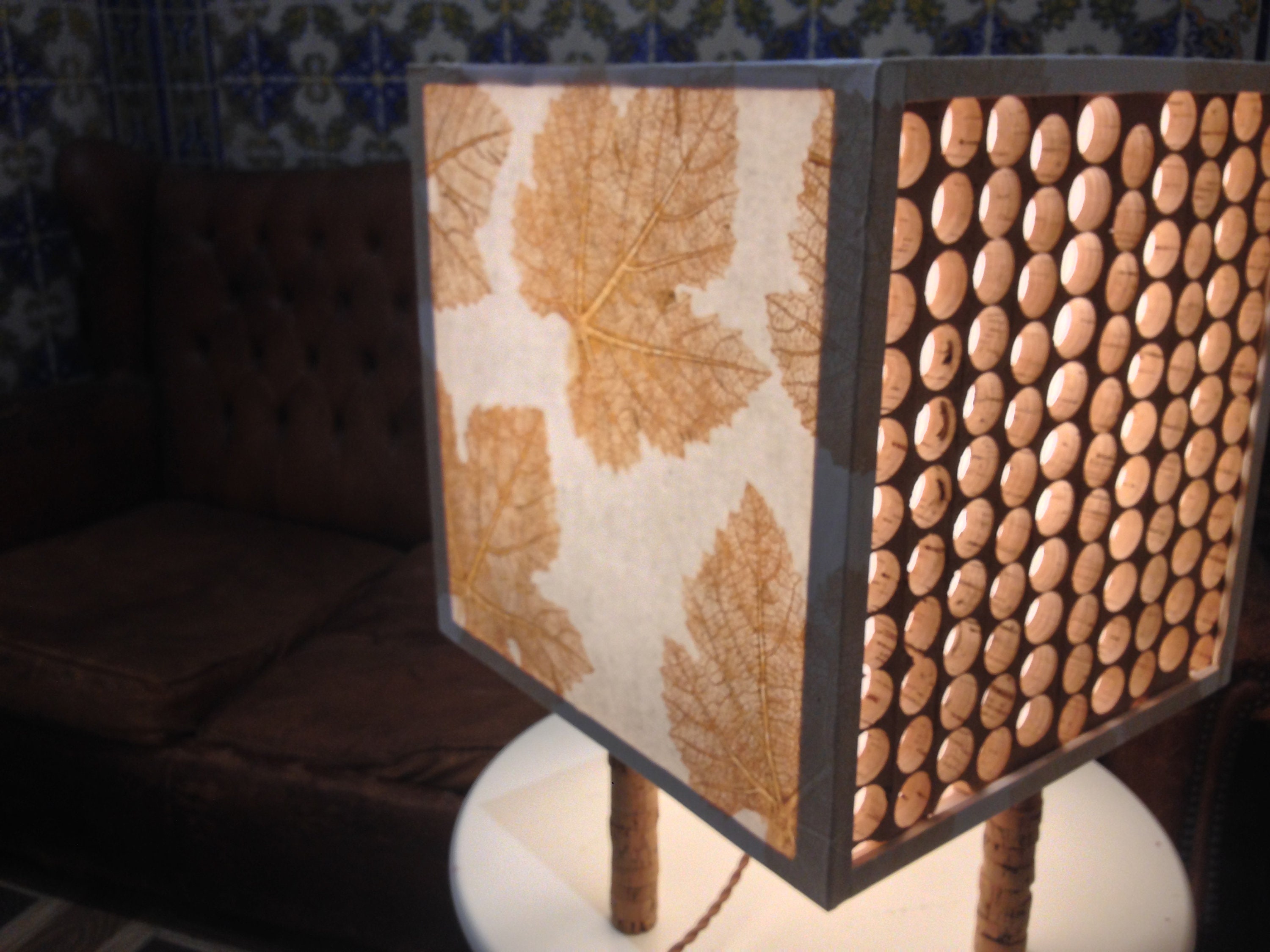 Cork and Paper Floor Lamp Handcrafted With Portuguese Natural - Etsy