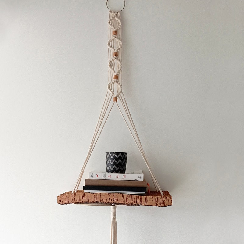 Macrame Book Shelf - Etsy