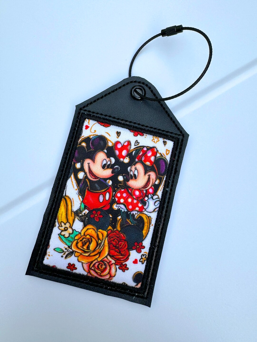 Mickey, Luggage Tag, Keychain, ID Card, Gift for Disney Fan, Travel ...